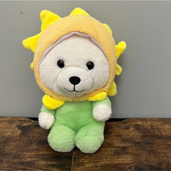 Kellytoy | Toys | Kellytoy Teddy Bear In Sunflower Costume Plush | Poshmark